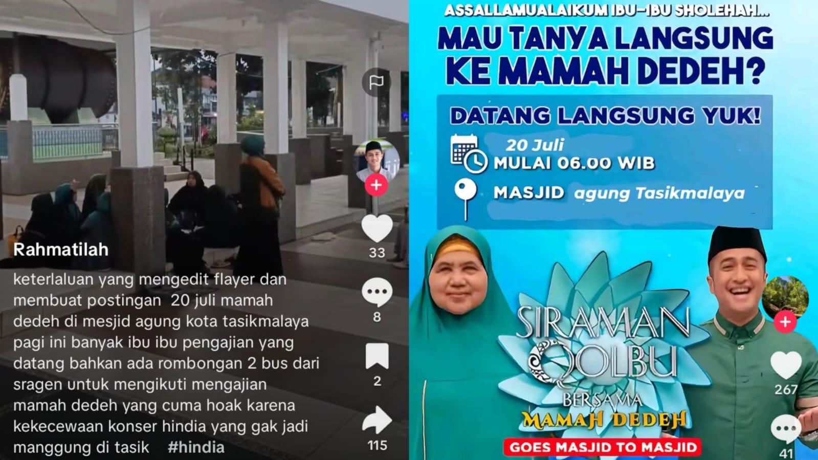Rombongan Emak-emak Jadi Korban Candaan Poster Kajian Mamah Dedeh di ...