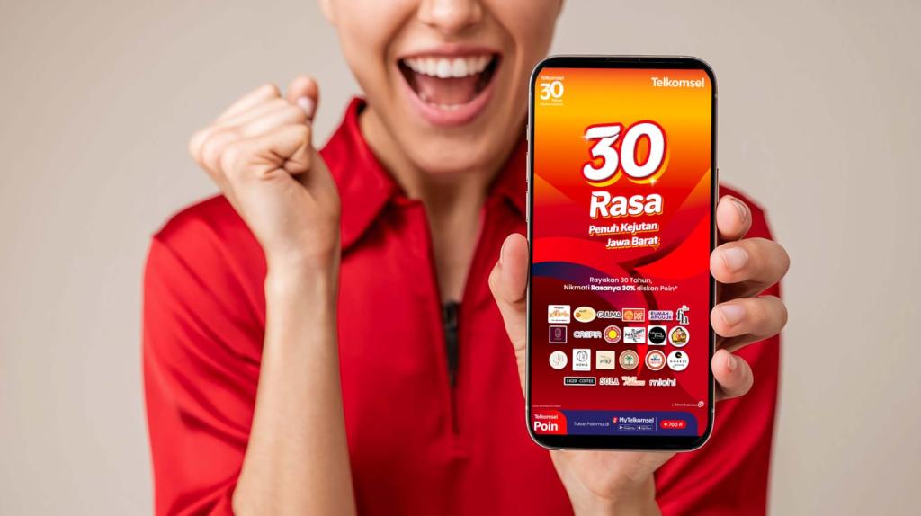Rayakan HUT ke-30, Telkomsel Hadirkan Program 30 Rasa Penuh Kejutan Jawa Barat